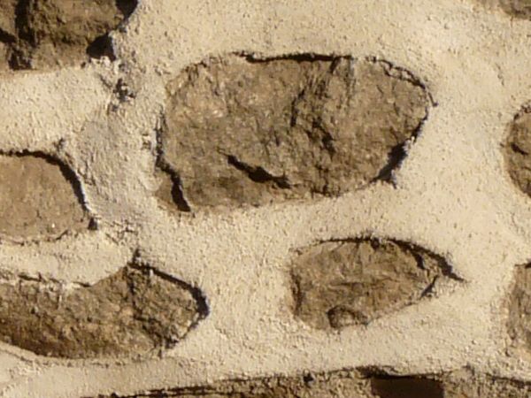 brown stone in cement 0033 - Texturelib